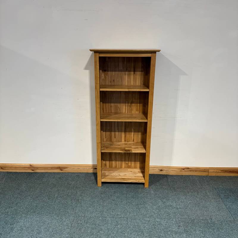 Medium Sized, Solid Oak, Bookcase. (BC216) - The Restored Furniture Place