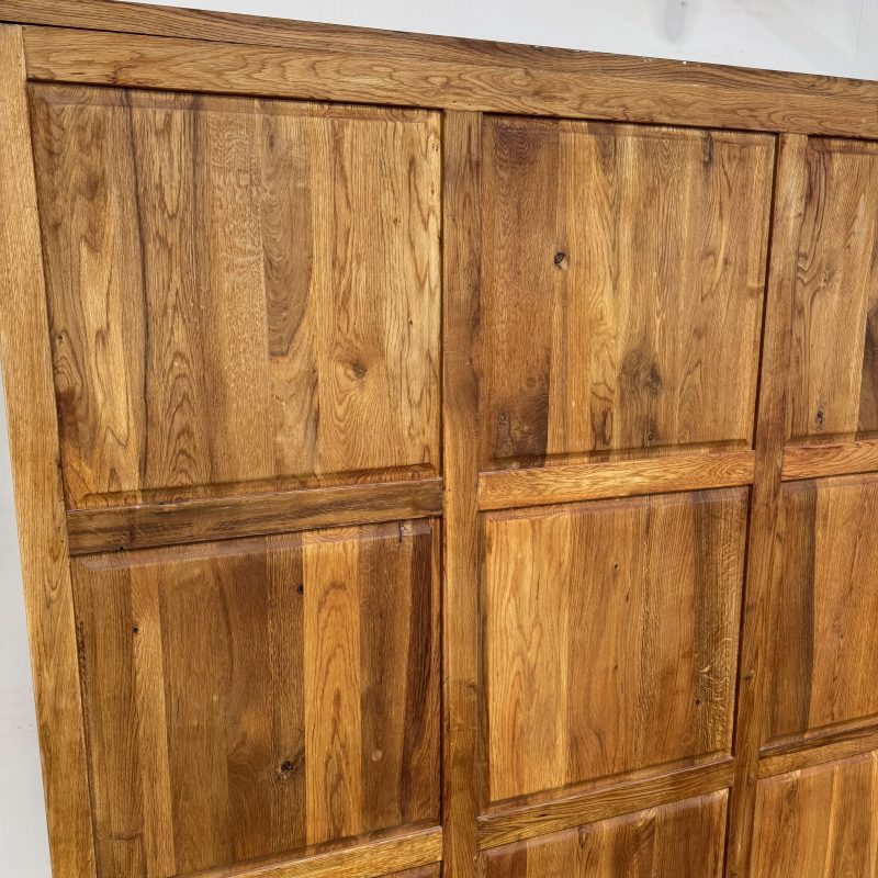 Extra Large, Solid Oak, 2 Door Wardrobe. (W215) - The Restored ...